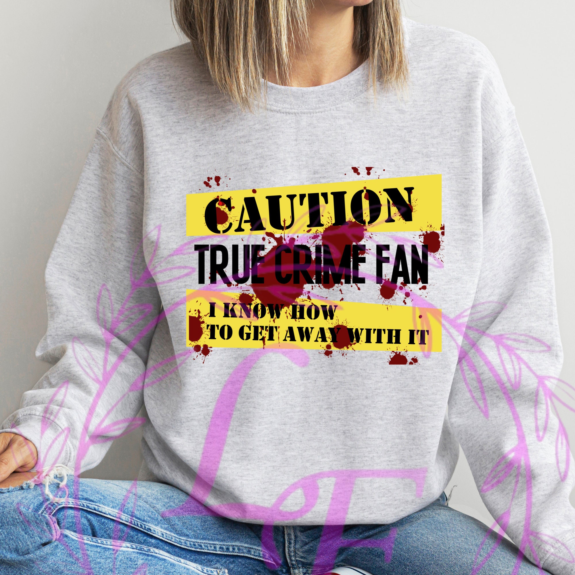 PNG True Crime Fan Layered Digital File for True Crime Lovers, True ...