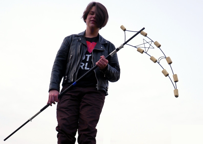 Fire Scythe Prop: Foldable Kevlar Blade, Performer & Dancer Friendly ...