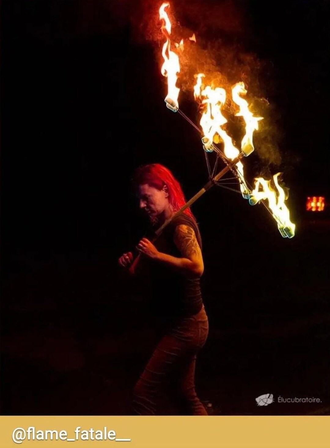 Fire Umbrella – 8-wick Kevlar Parasol for Fireshow Performers - Etsy ...
