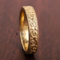 Filigree Wedding Band - Etsy
