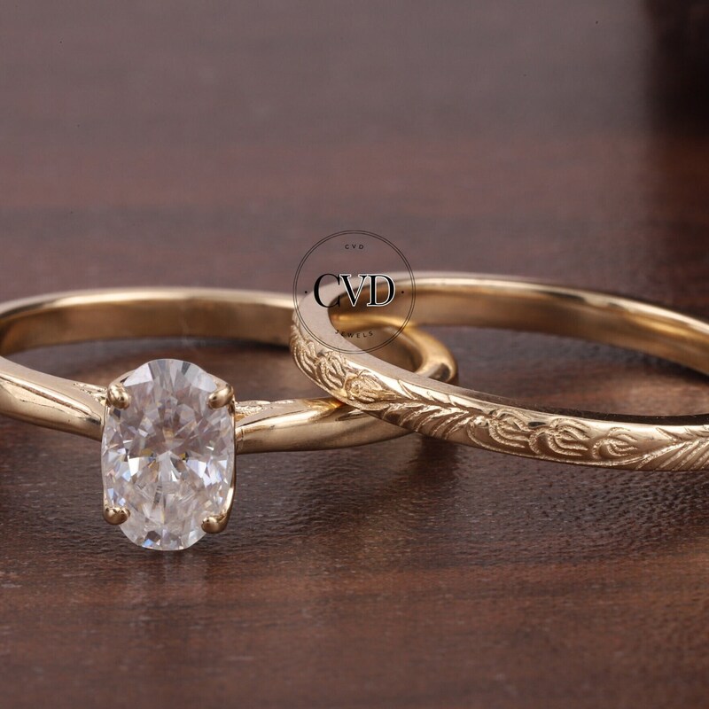 Engagement Ring Set - Etsy