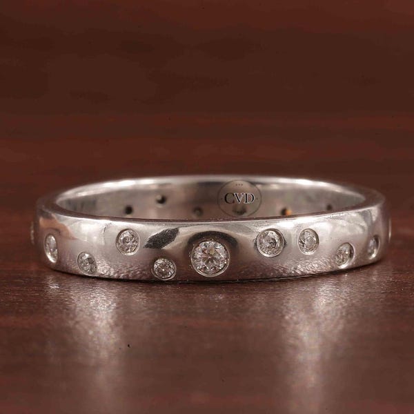 Flush Set Ring - Etsy