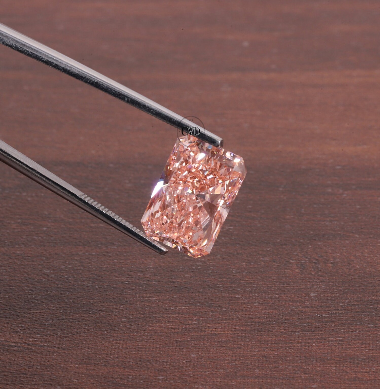 5.00ct Radiant Fancy Pink Diamond| Pink Radiant Lab Grown Diamond ...