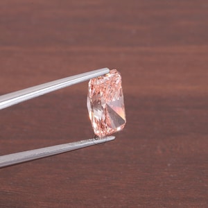 5.00ct Radiant Fancy Pink Diamond| Pink Radiant Lab Grown Diamond ...