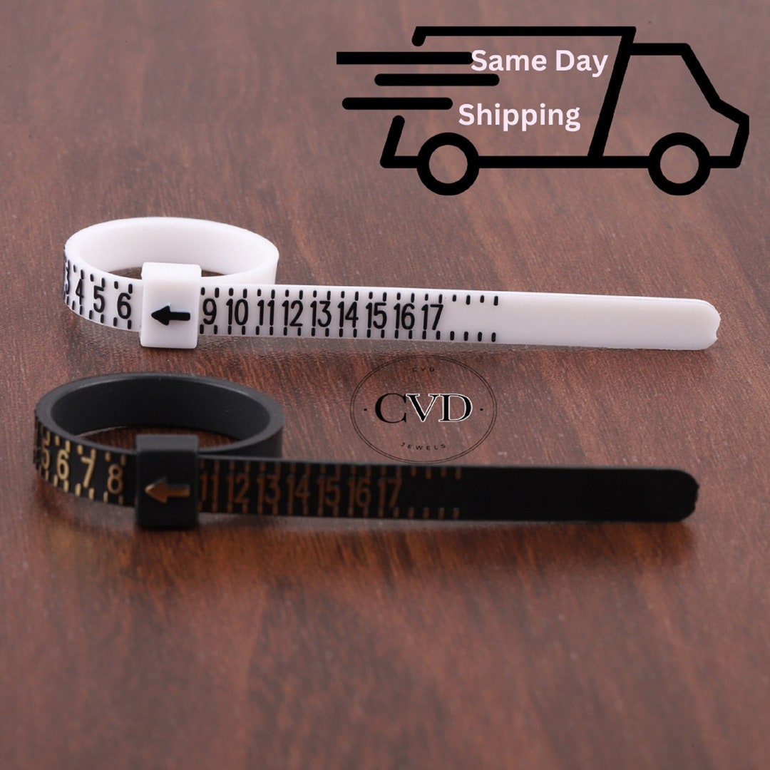 Ring Sizer, Plastic Ring Sizer, Ring Sizer Chart, Reusable Ring Sizer ...