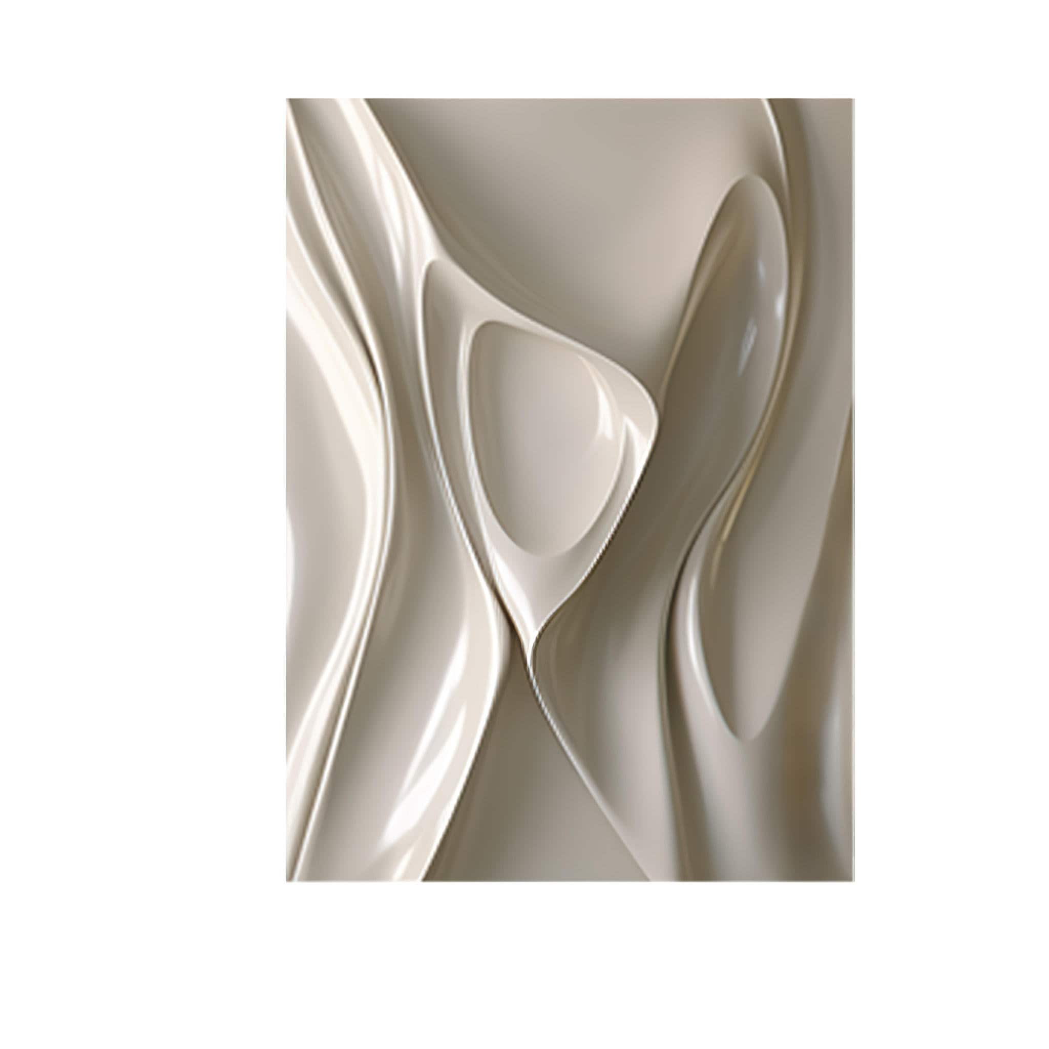 Smooth Textured Wall Art- Abstract Sculptured Home Decor- Modern Style ...