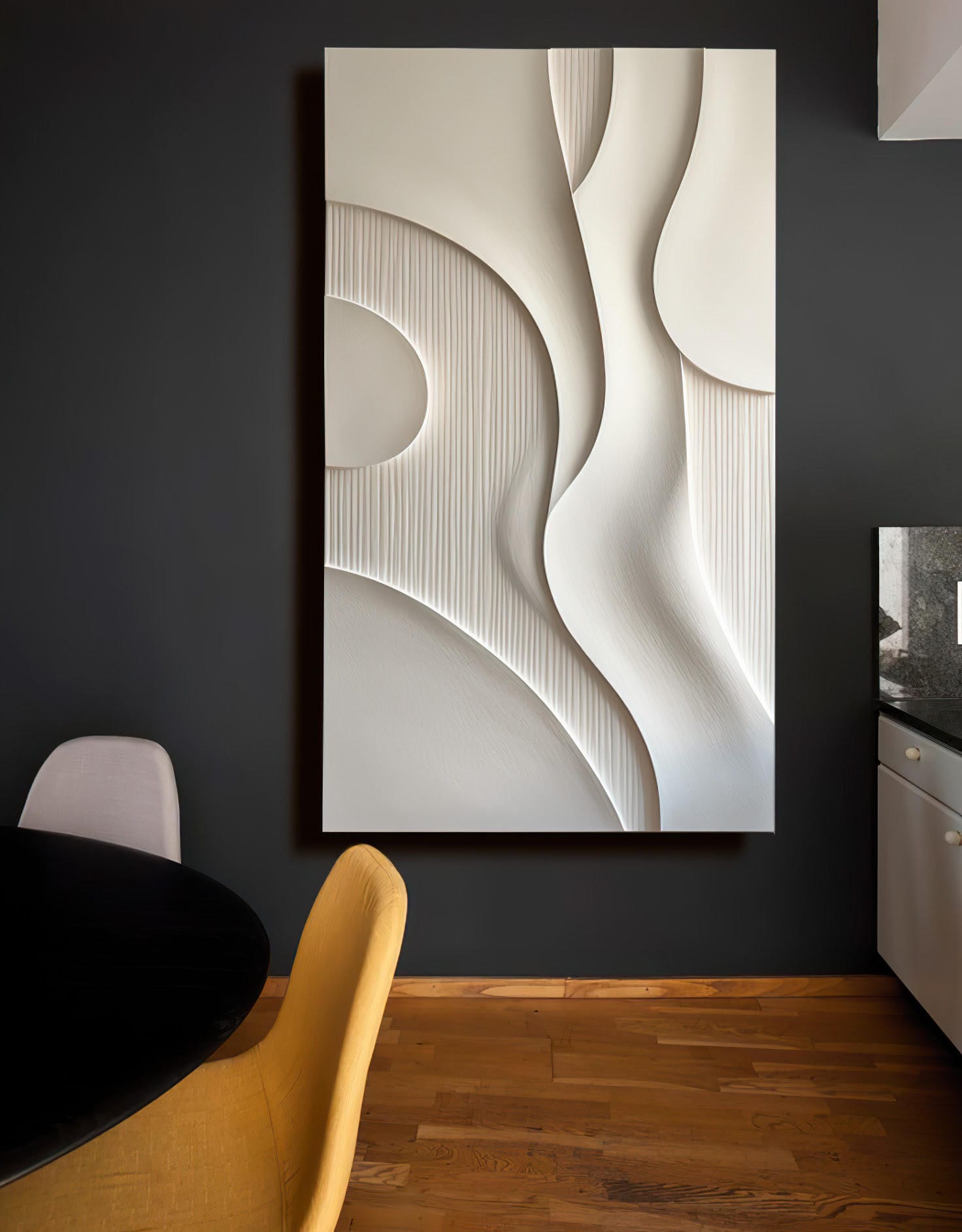 Extra Large Vertical Room Decor Modern Minimalist Wall Art - Etsy