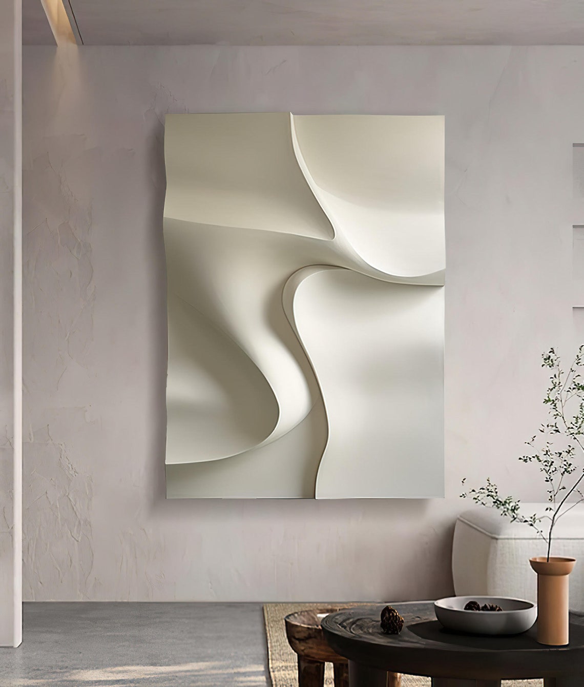 Abstract Modern Wall Art- Vertical Home Decor- 3d Vision Board - Etsy