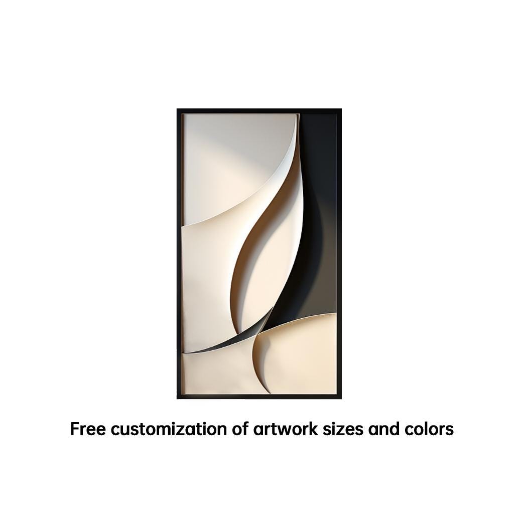 White and Gray Wood Sculptured Wall Hanging Modern Wood Wall Art ...