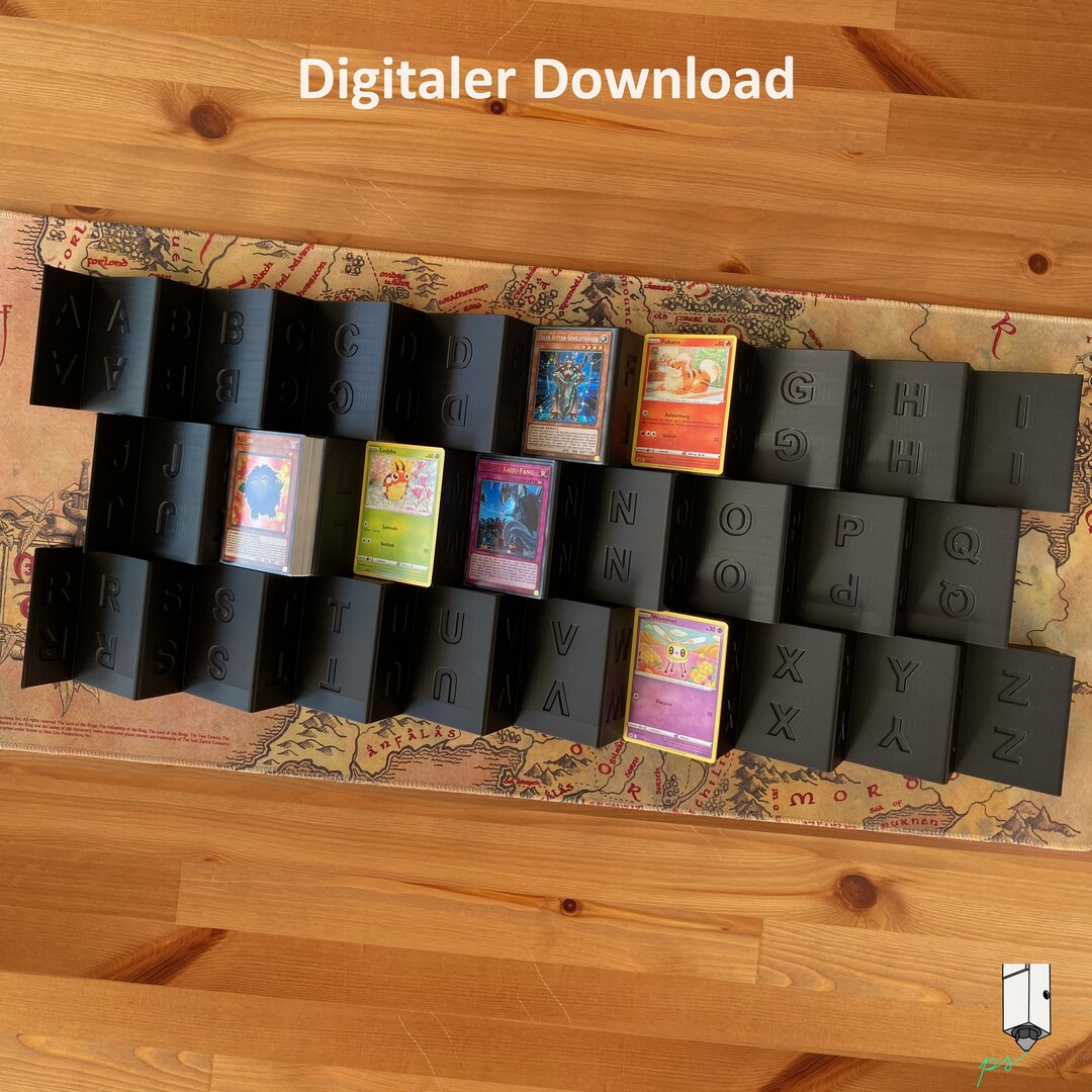 STL for Sorting Board for Trading Cards / Card Sorter / Space-saving ...