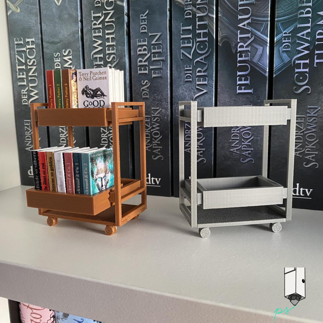 Mini Book Cart, TBR Cart, SUB Cart - Etsy