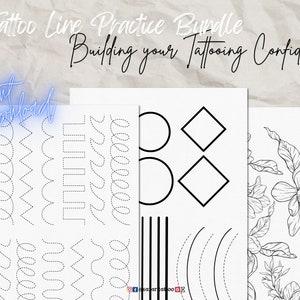 Tattoo Practice Sheets | Set of 10 Printable Stencils | Instant ...