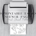 Tattoo Stencil | Instant Download: 10 Printable Tattoo Pages | Tatto ...