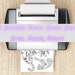 Tattoo Stencil | Instant Download: 10 Printable Tattoo Pages | Tatto ...