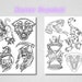 Tattoo Stencil | Instant Download: 10 Printable Tattoo Pages | Tatto ...