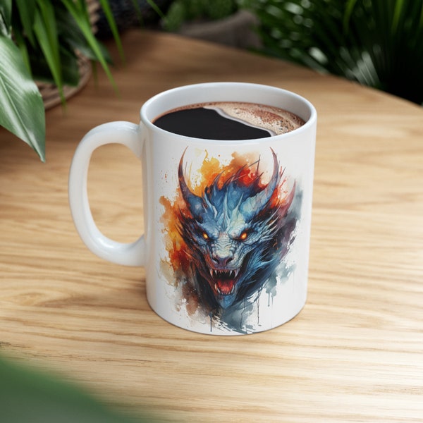 Dragon Coffee Mug - Etsy