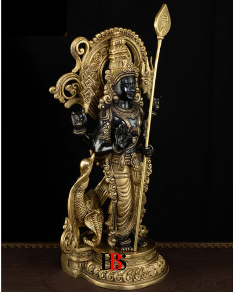 Murugan Swamy in Brass kumaraswamy Idol Lord Murugan - Etsy