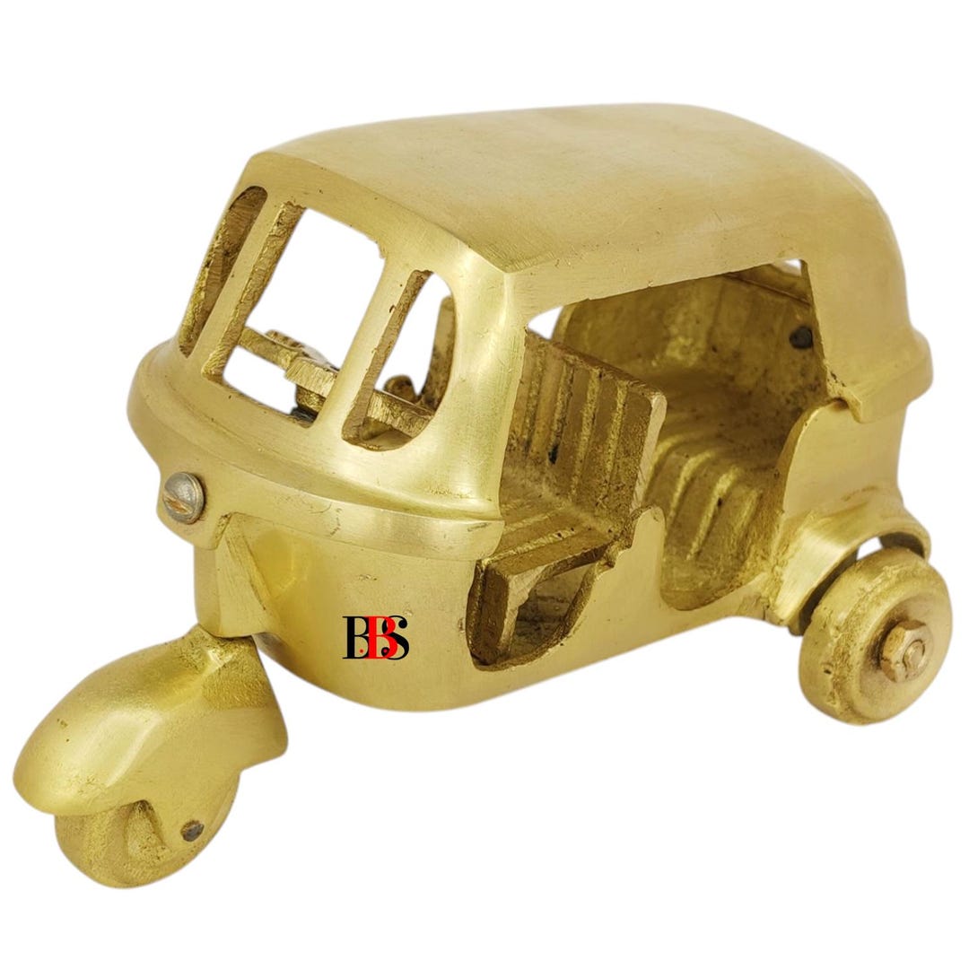 Brass Auto Rickshaw: Vintage Indian Vehicle Showpiece - Etsy
