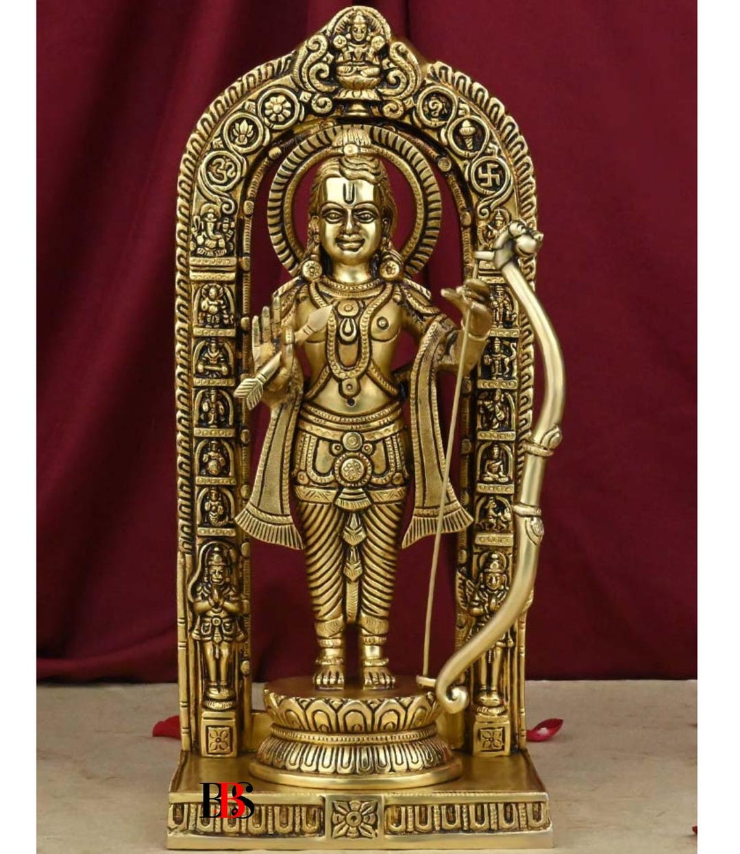 Brass Ram Statue, Shri Ram Lala Brass Statue, Lord Ram Statue ...