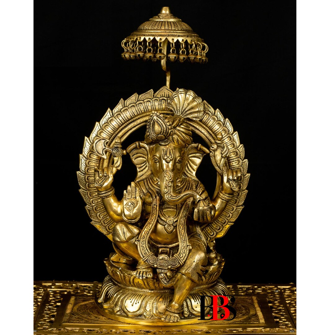 Ganesh Ji Brass Statue, Lord Ganesha Statue, Brass Ganesha Statue ...