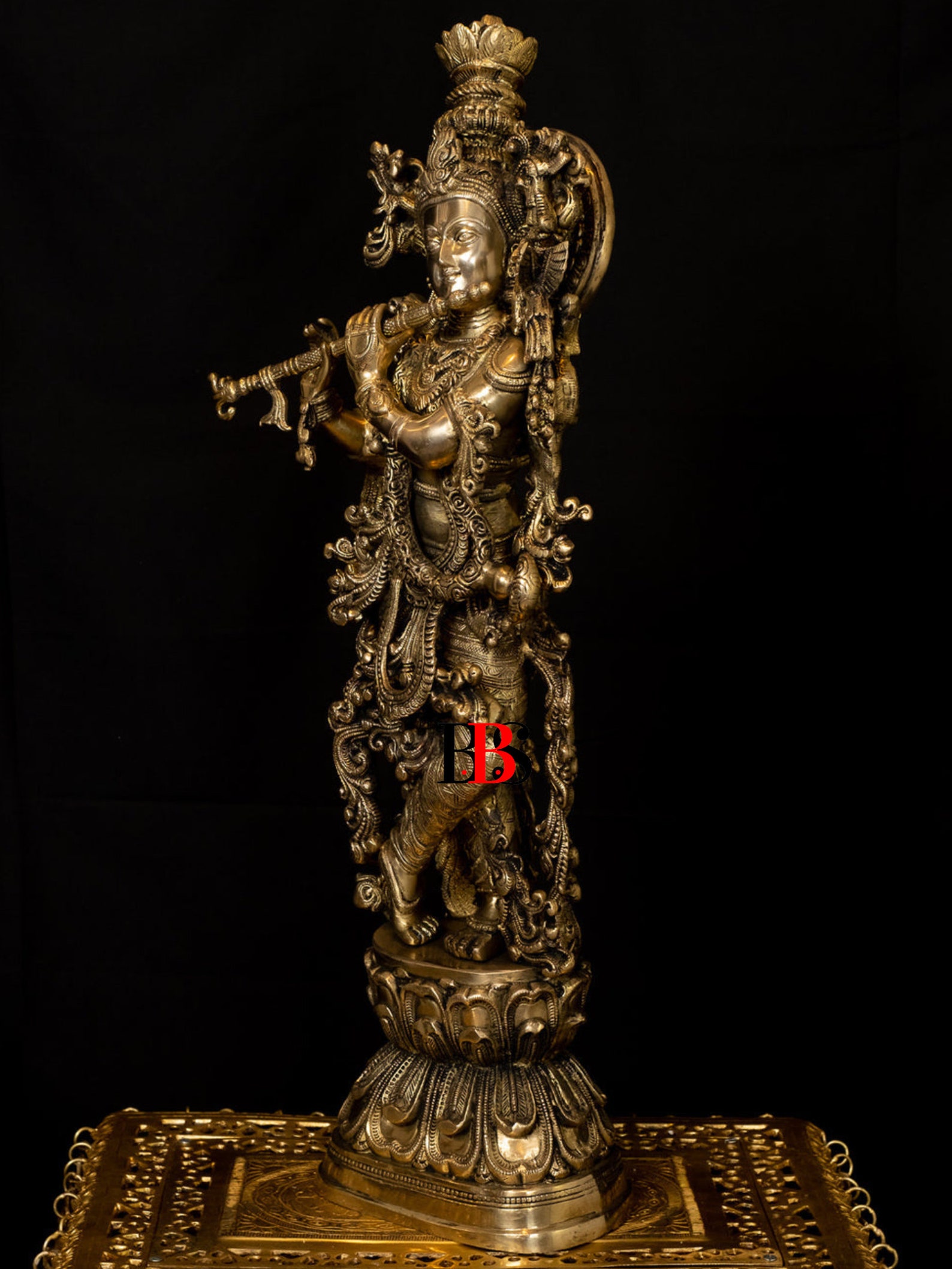 Krishna Brass Statue, Lord Krishna Statue, Brass Krishna Statue Idol ...
