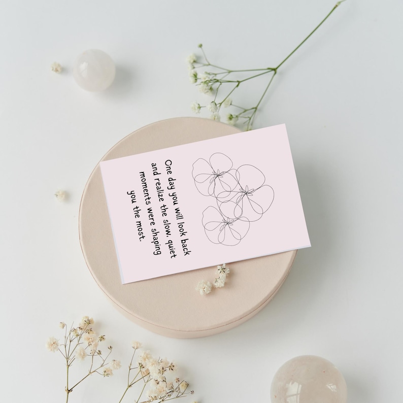 Quiet Growth Affirmation Print | Self Love Quote Printable | Digital ...