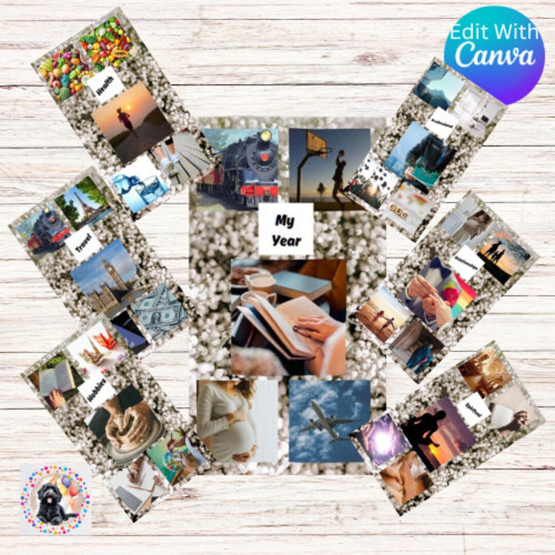 Square Digital Vision Board - Etsy