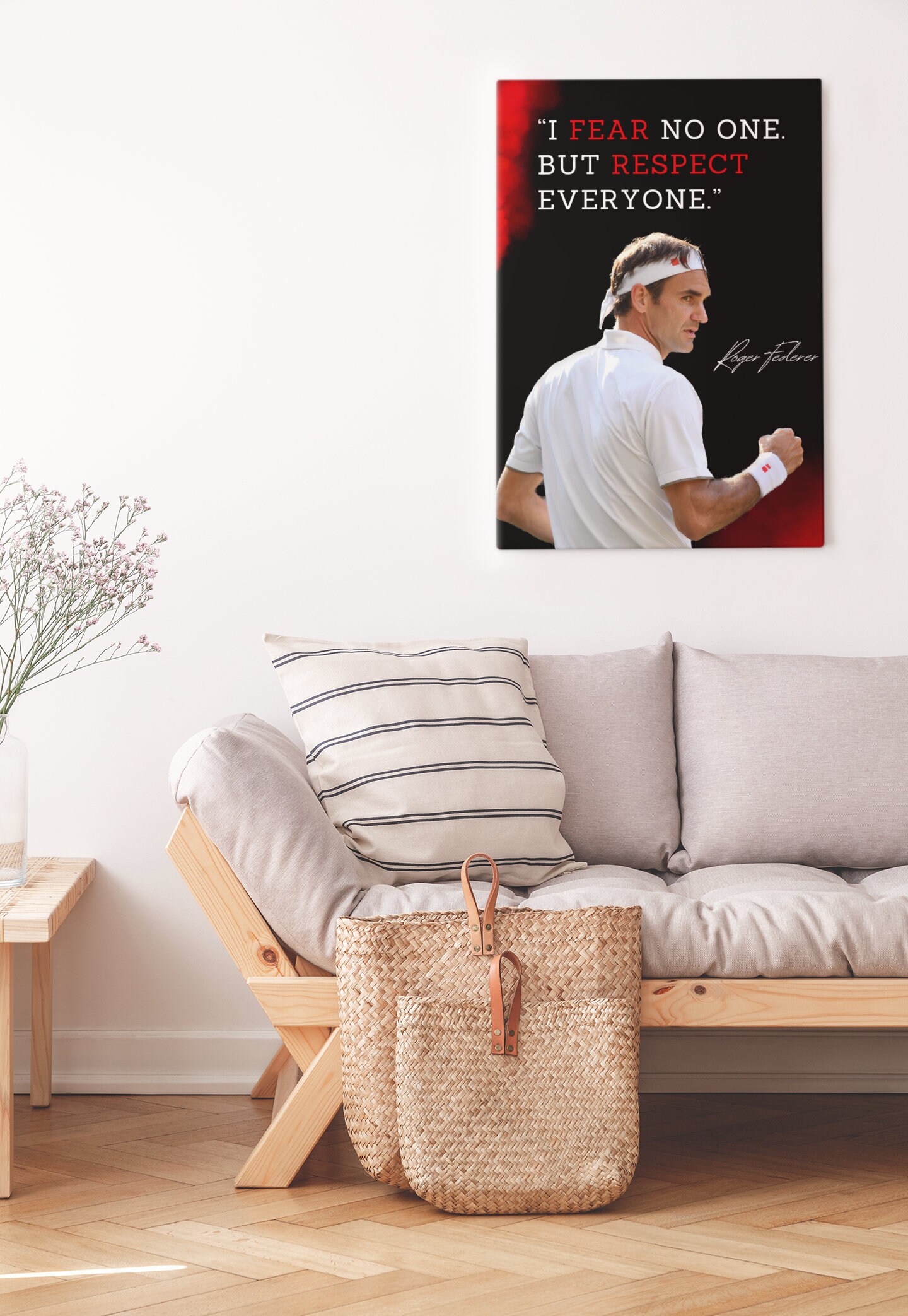 Roger Federer Poster Motivational Poster Federer Inspirational Poster ...