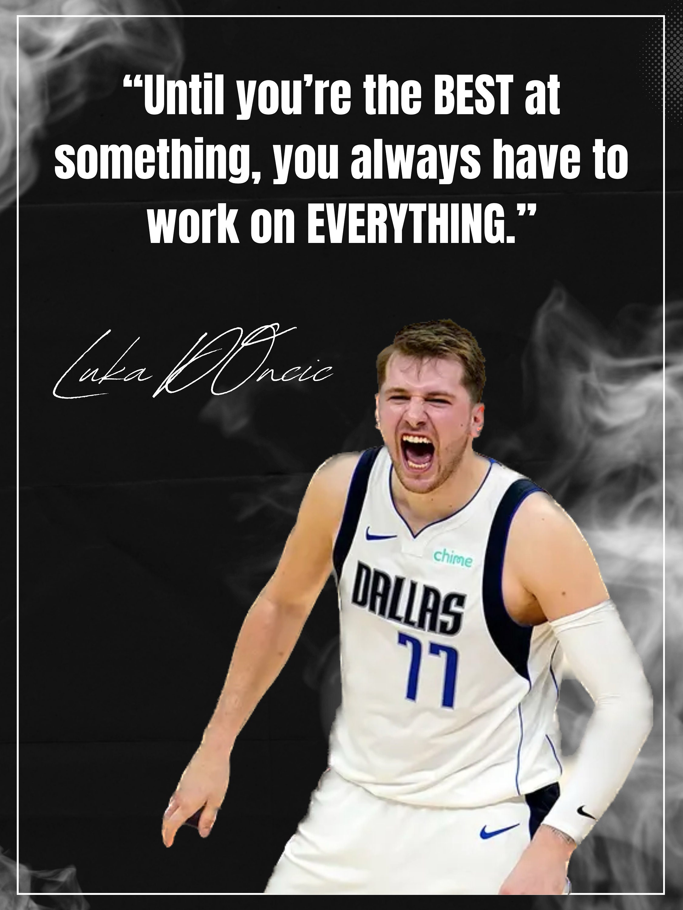 Luka Doncic Motivation Poster - Etsy