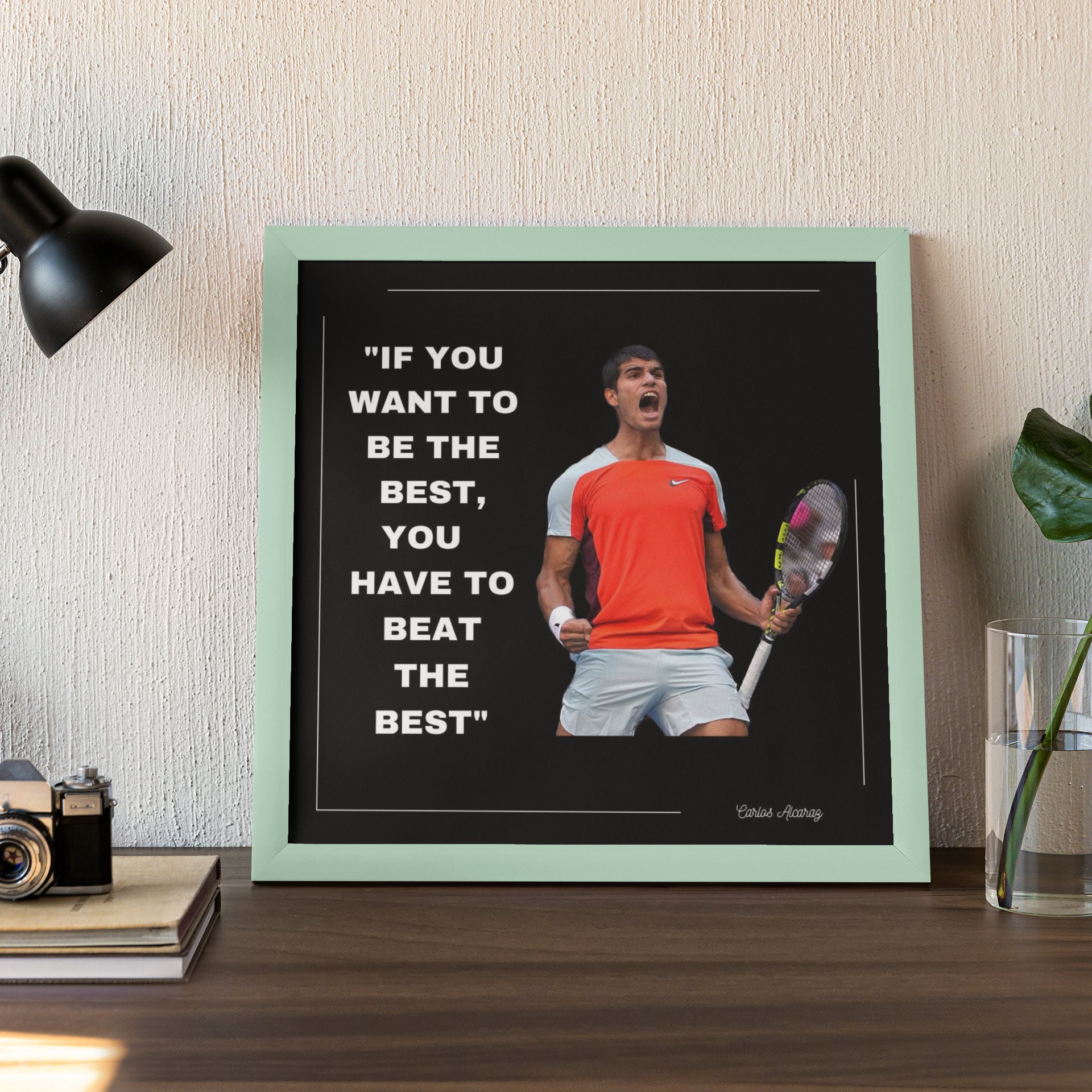 Carlos Alcaraz Poster Motivational Poster Inspirational Poster With ...