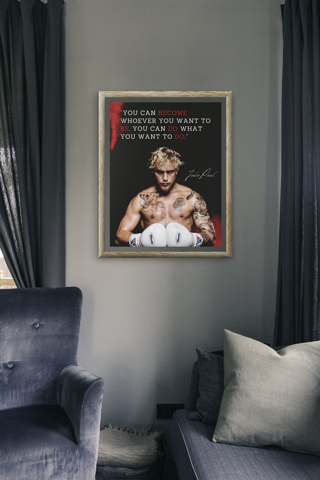Jake Paul Motivational Poster Inspirational Poster Jake Paul Poster ...