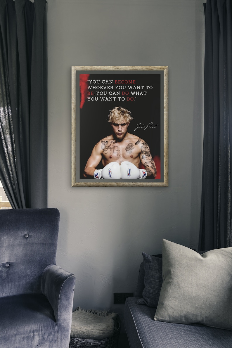 Jake Paul Motivational Poster Inspirational Poster Jake Paul Poster ...