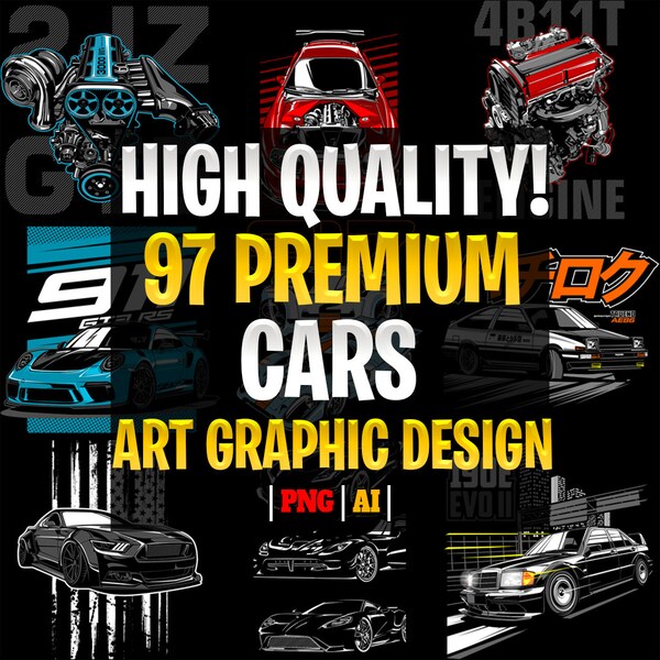 Dtf Car Designs - Etsy