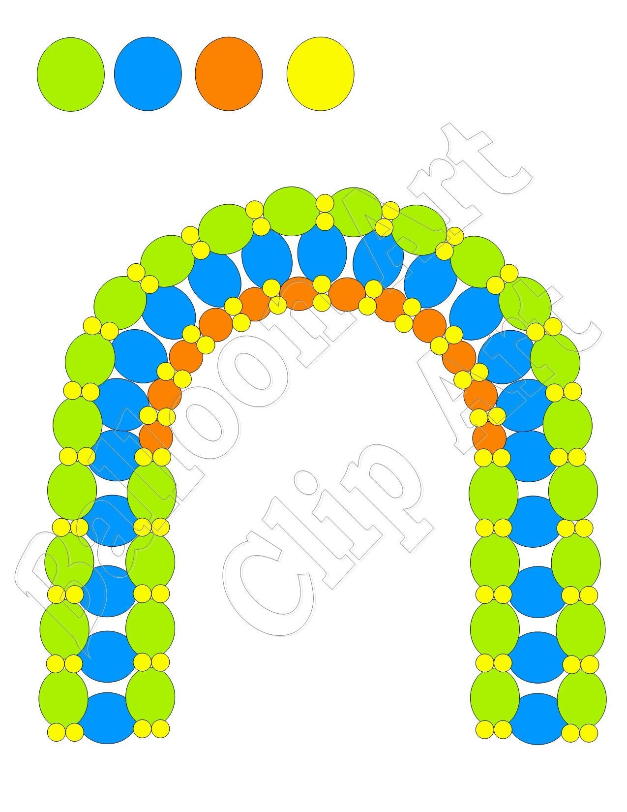 2019 - Frameless Balloon Arch With Linking Balloons - Etsy