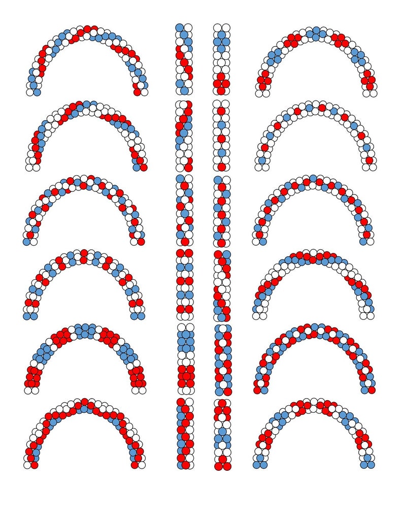 Balloon Arch and Columns Patterns - Three Colors - Etsy
