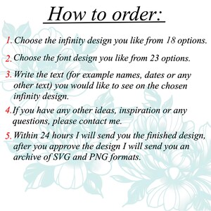 Infinity Symbol Custom Design | Personalized Tattoo Design | Instant ...