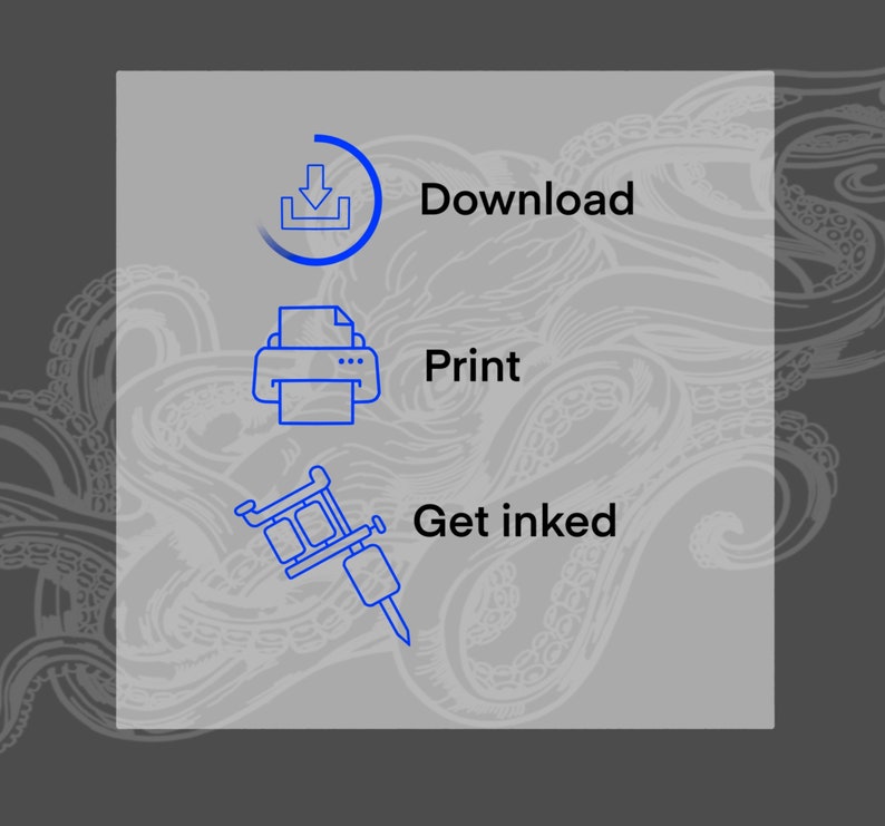 Phoenix and Peonies Tattoo Design, Stencil Template (digital Download ...