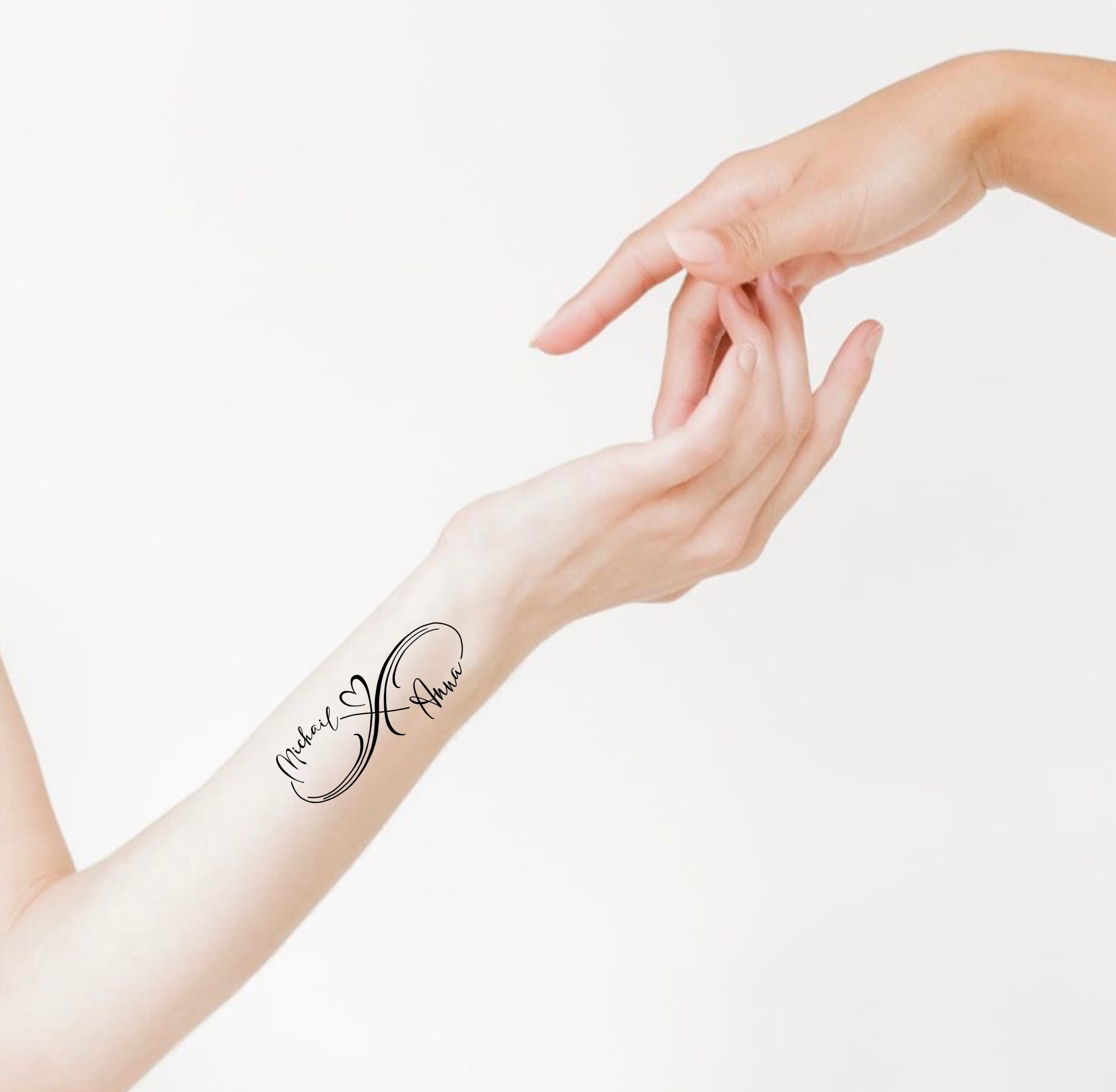 Infinity Symbol Custom Design Personalized Tattoo Instant Download PNG ...