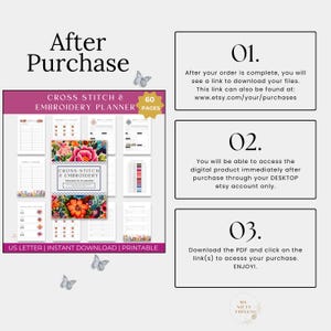 Cross-stitch and Embroidery Project Planner, Organizer, Craft Tracker ...