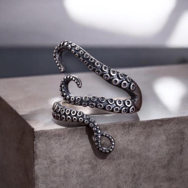 Octopus Ring - Etsy