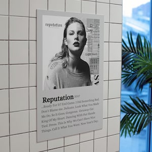 Taylor Swift Reputation Album Cover Digital Print, Swiftie Wall Decor ...