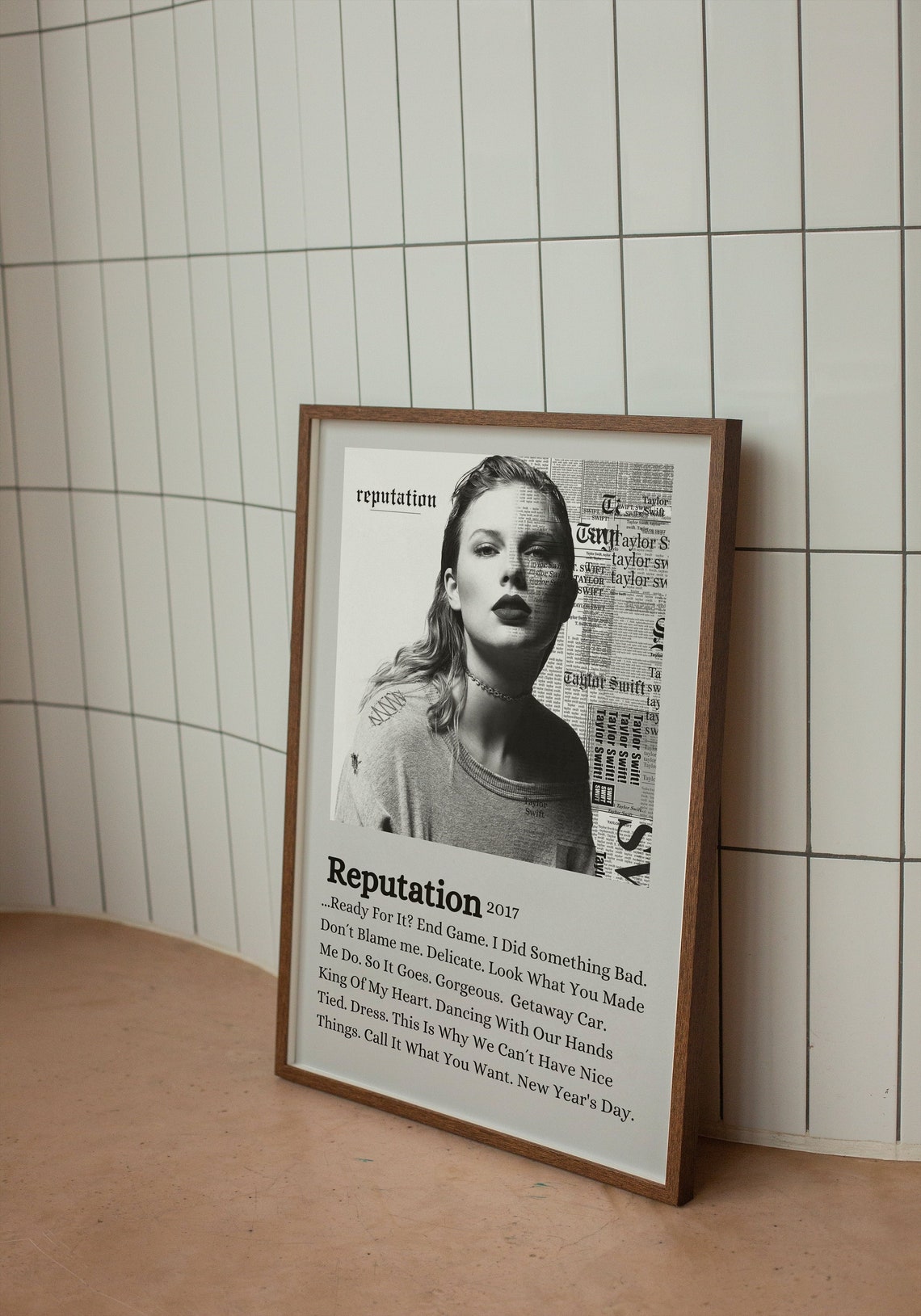 Taylor Swift Reputation Album Cover Digital Print, Swiftie Wall Decor ...