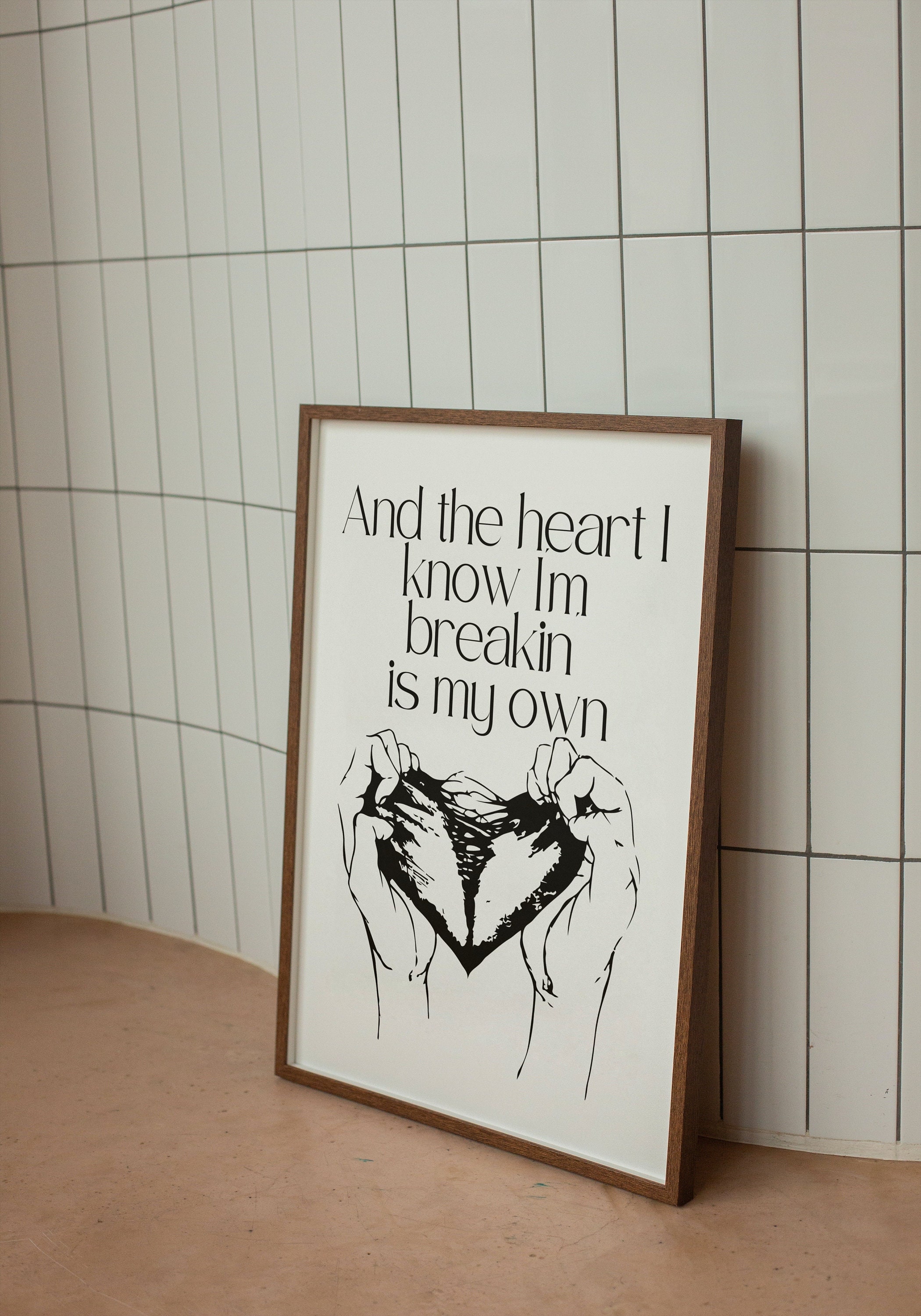 Taylor Swift tis the Damn Season Lyrics and the Heart I - Etsy