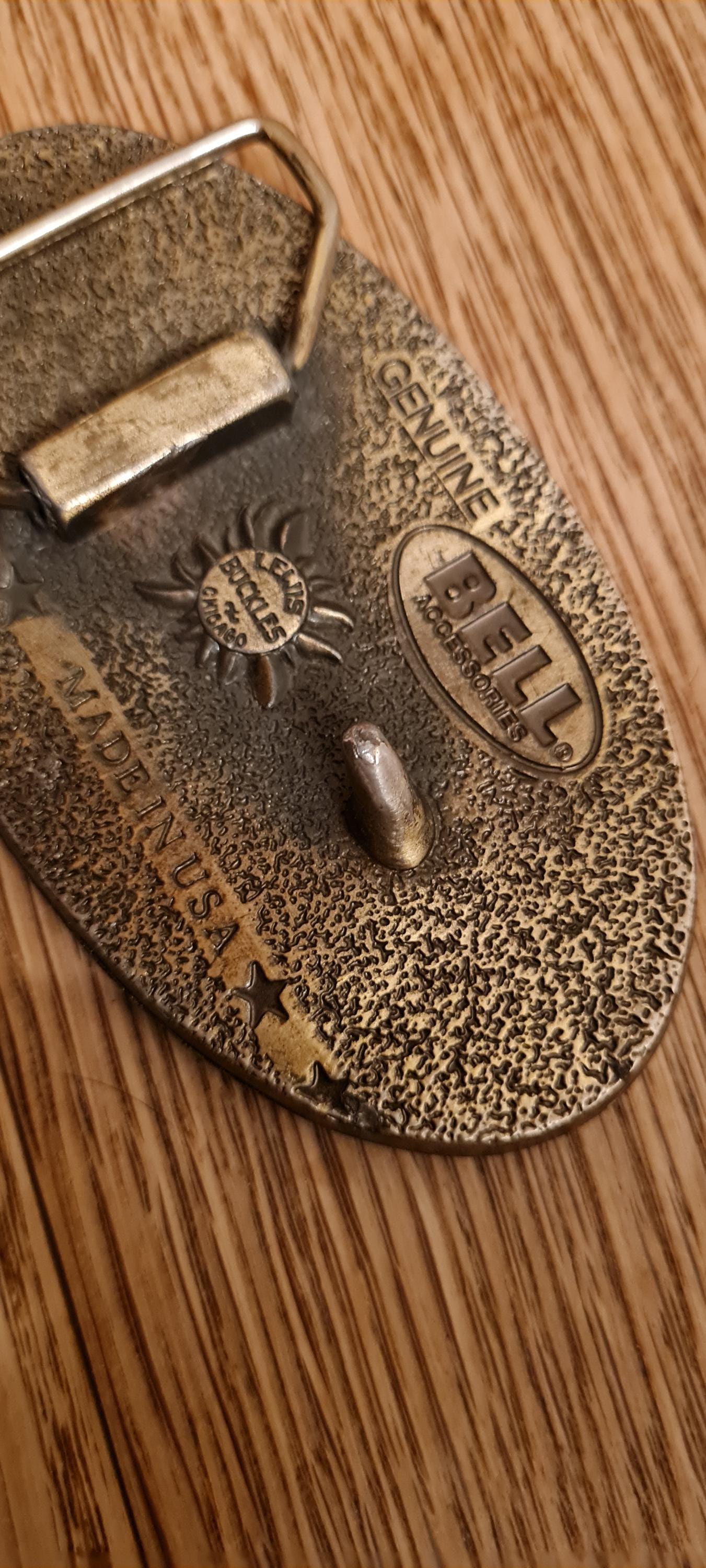 Genuine Original Rare 1970s Brass Motorcycle BELL Belt Buckle - Etsy