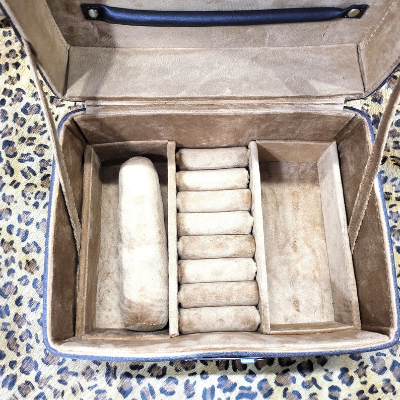 Large Jewelry Box, Jewelry Case, Leather Jewelry Box, Punchy, Tooled ...