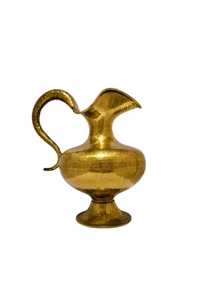 Vintage Handmade Solid Copper & Brass Vases, Large Brass and Copper ...