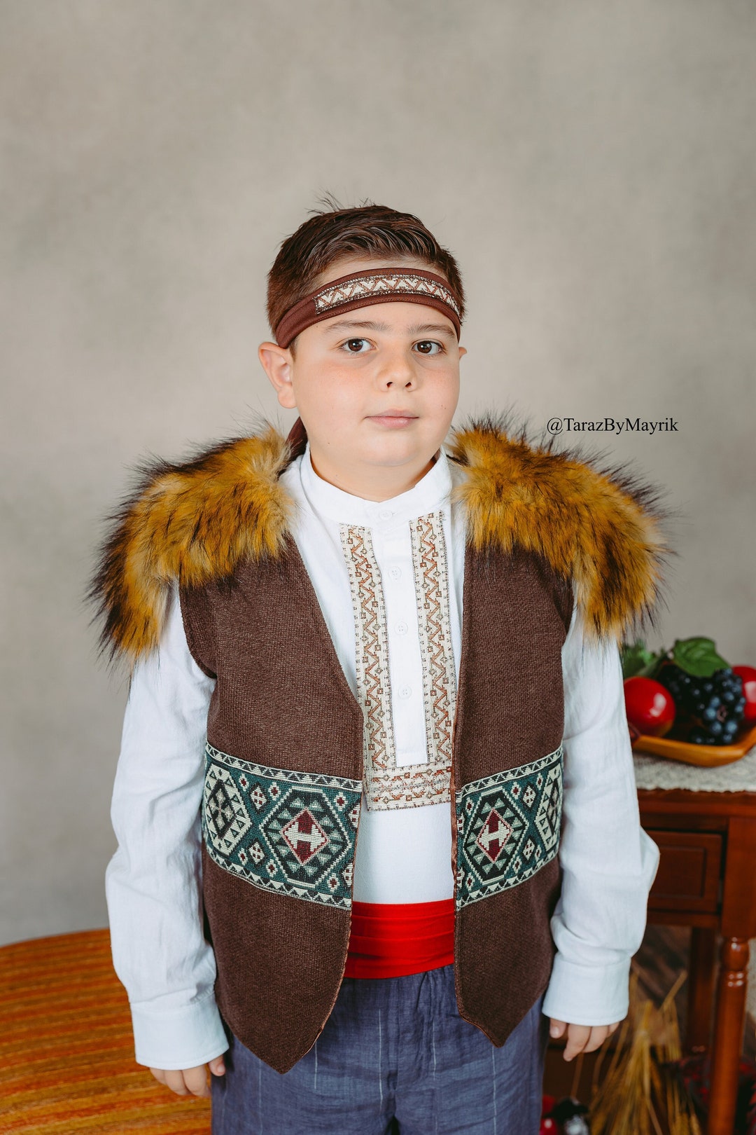 Armenian Traditional Ethnic Taraz Boys National Dress Karin - Etsy