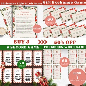 5 Second Game Christmas Cards for Kids, Adults, Family, Office, Senior ...