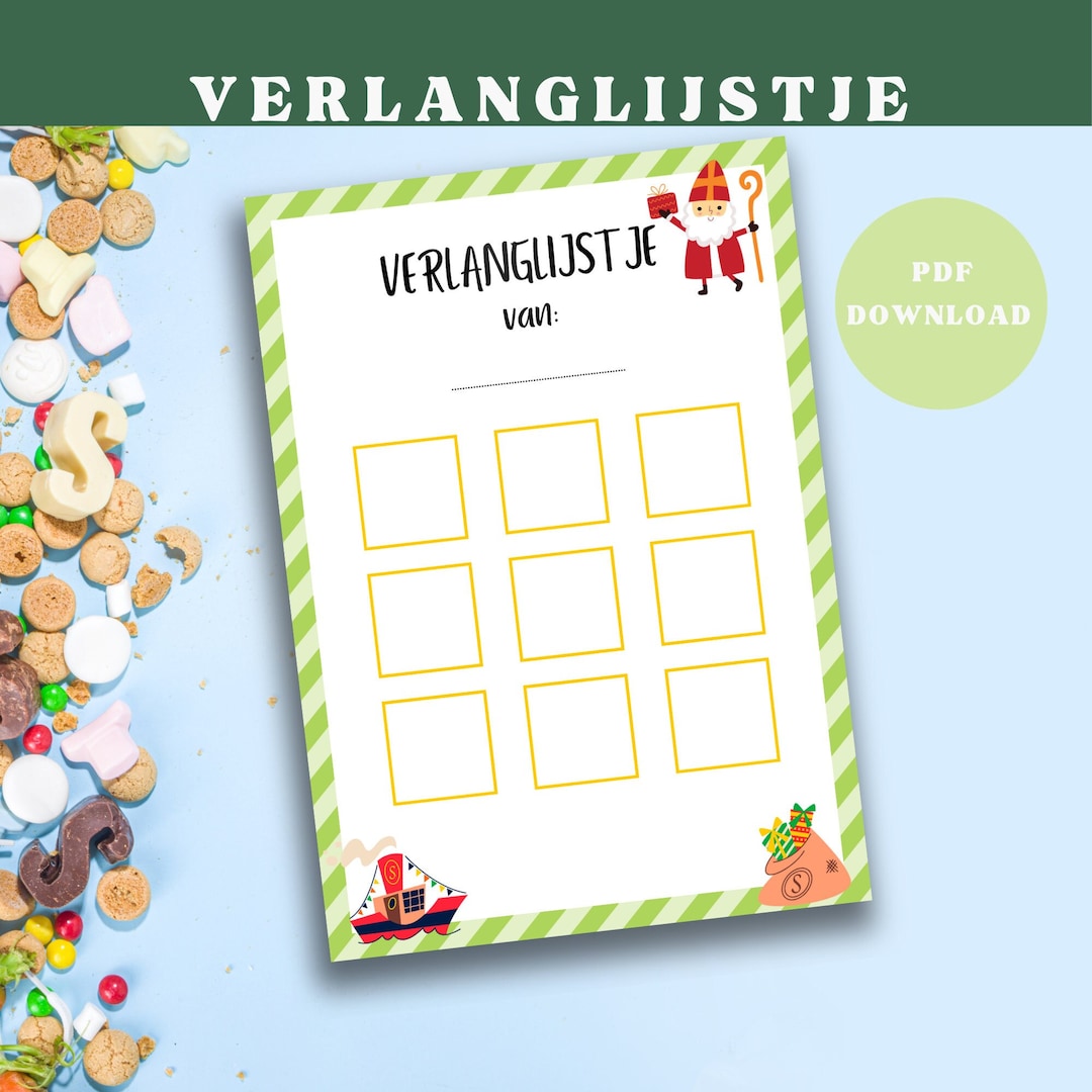 Verlanglijstje Voor Pakjesavond, Foto Plaatjes Voor De Sint, Piet En Ozosnel, Cadeau Knip En ...