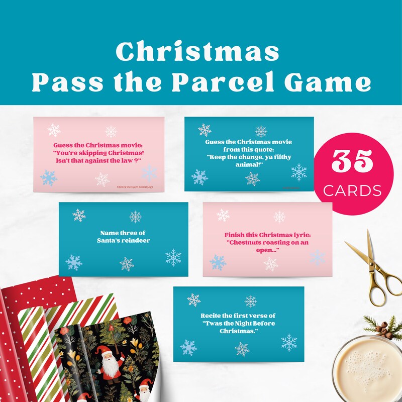 Printable Forfeits for Pass the Parcel - Etsy UK